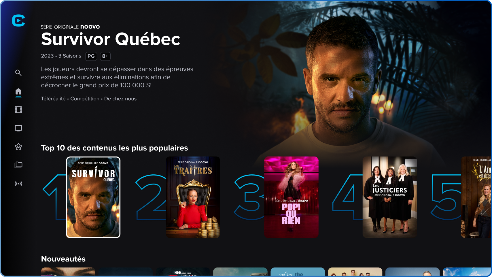 Regardez facilement en français et en anglais